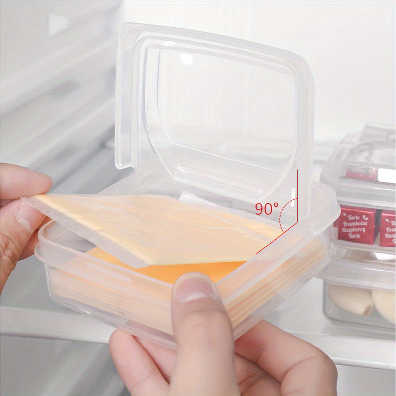 d Cheese Container Fridge Flip Lid Butter Block Cheese - Temu United ...