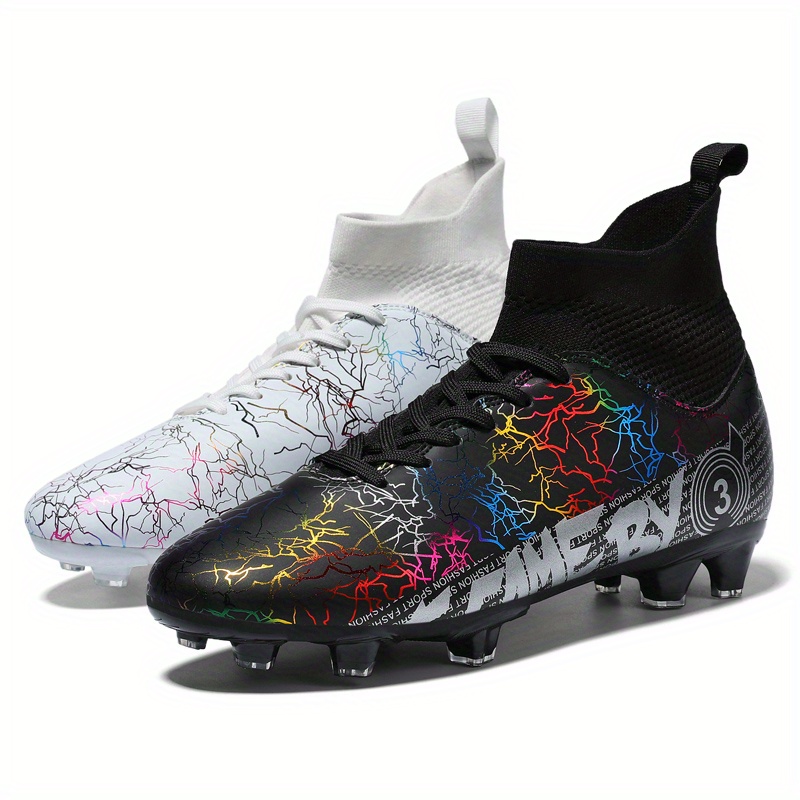 High Top Soccer Cleats Non slip Athletic Shoes Indoor - Temu United Kingdom