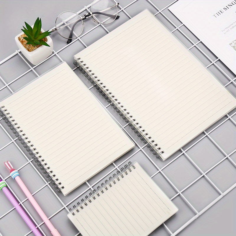 Small Fresh Transparent Notebook: Minimalist Coil Notepad - Temu