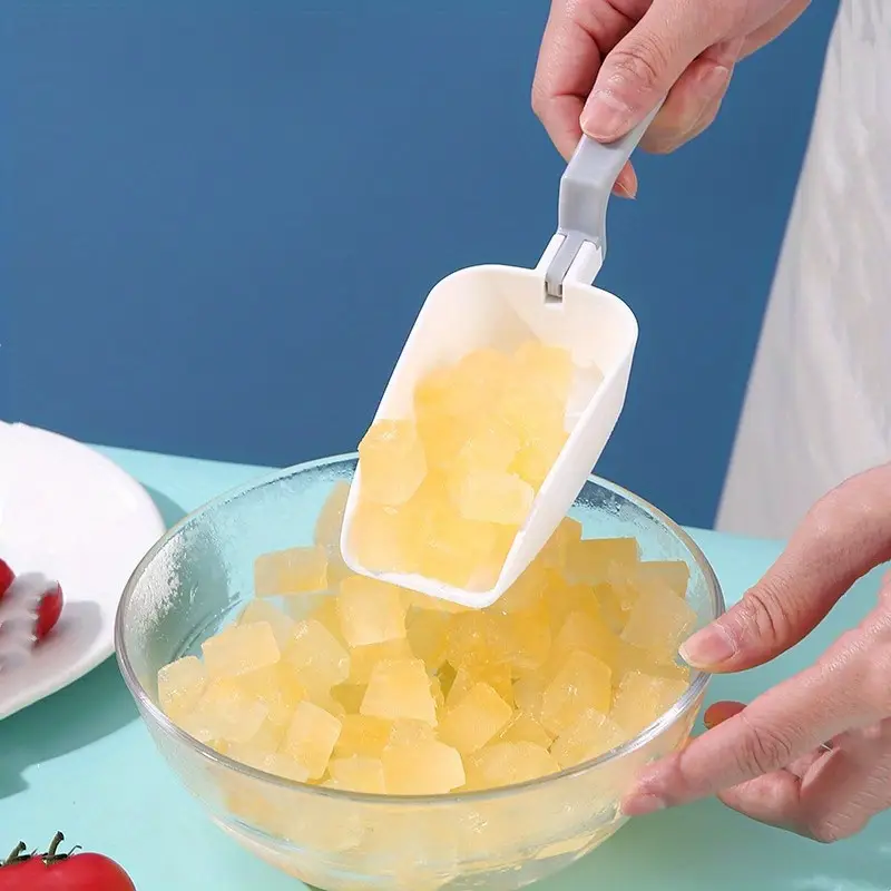 1pc Foldable 플라스틱 사각 입 얼음 삽 얼음 피커 얼음 피커 얼음 피커 롱 핸들 다기능 삽 82 Temu