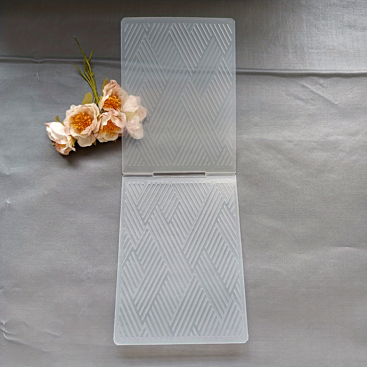 Diagonal Stripes/wave Breaking Stripes Embossed Folder - Temu Philippines