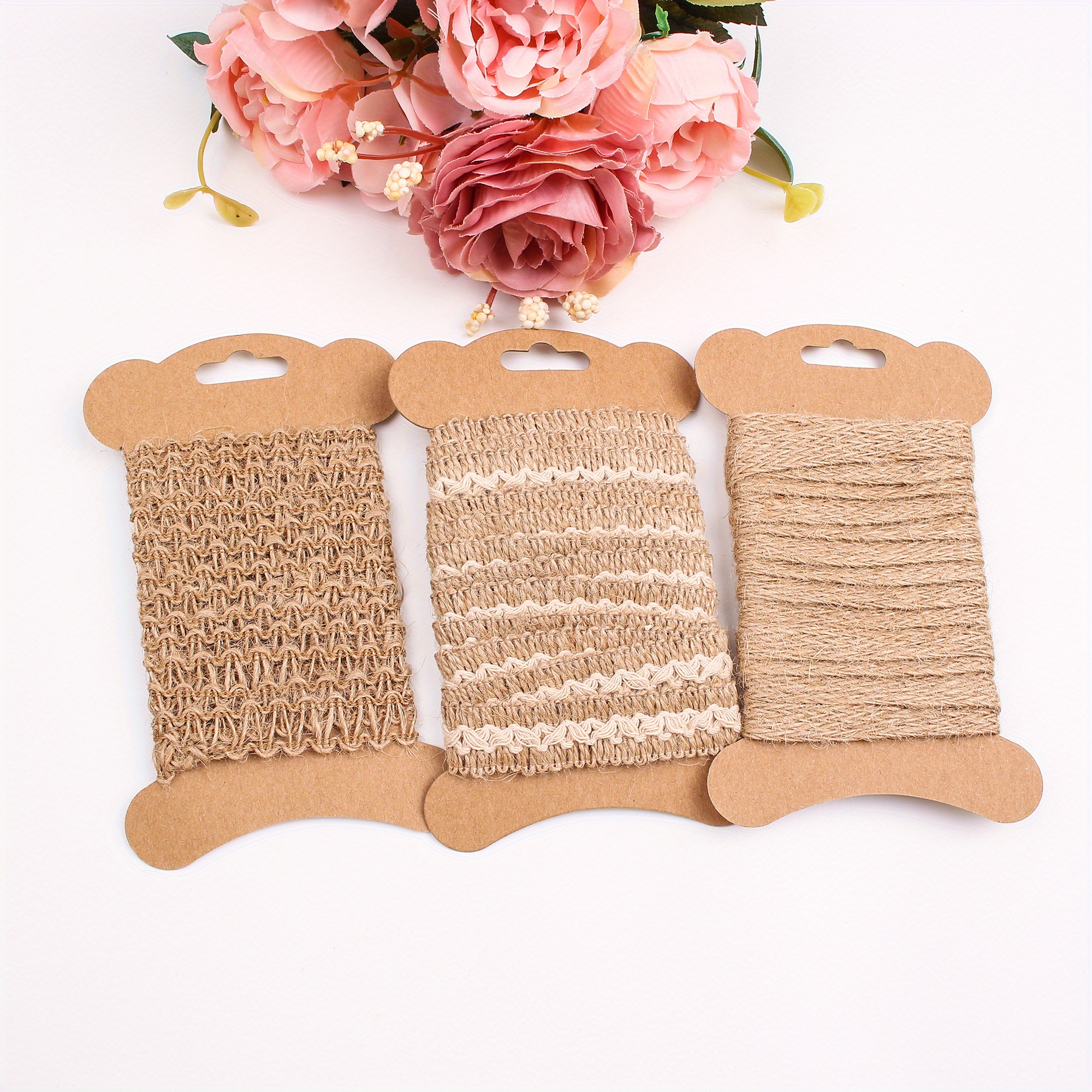 Jute Rope Macrame Webbing Diy Handmade Decorative Jute Rope - Temu