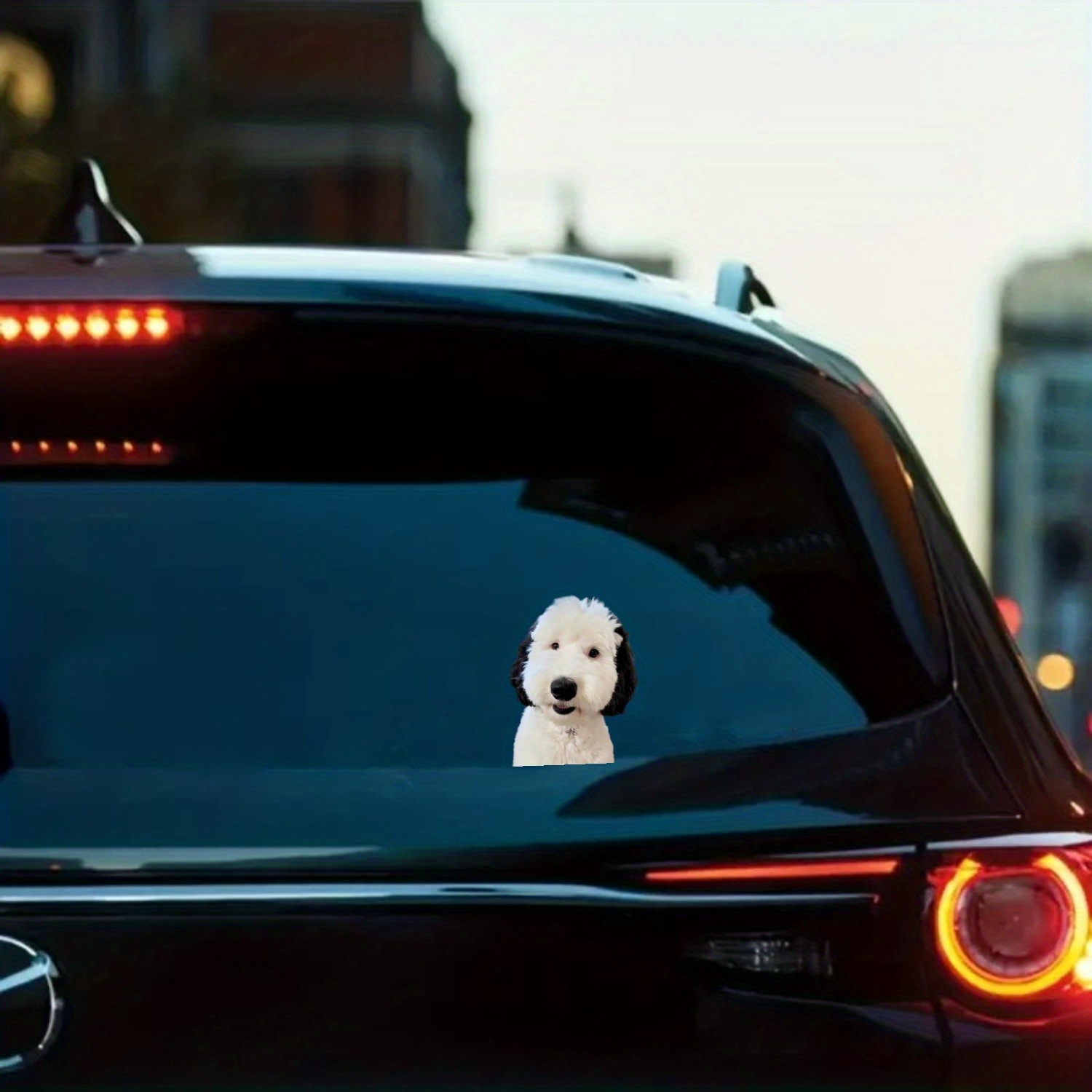 Cute Dog Car Stickers Add Fun Decorations Vehicle Car - Temu Canada