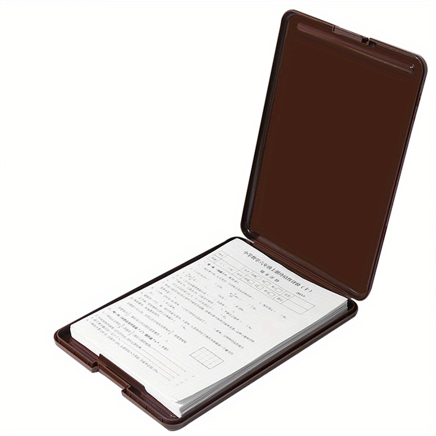 a4 paper file document storage box folder clip writing board - Temu Canada