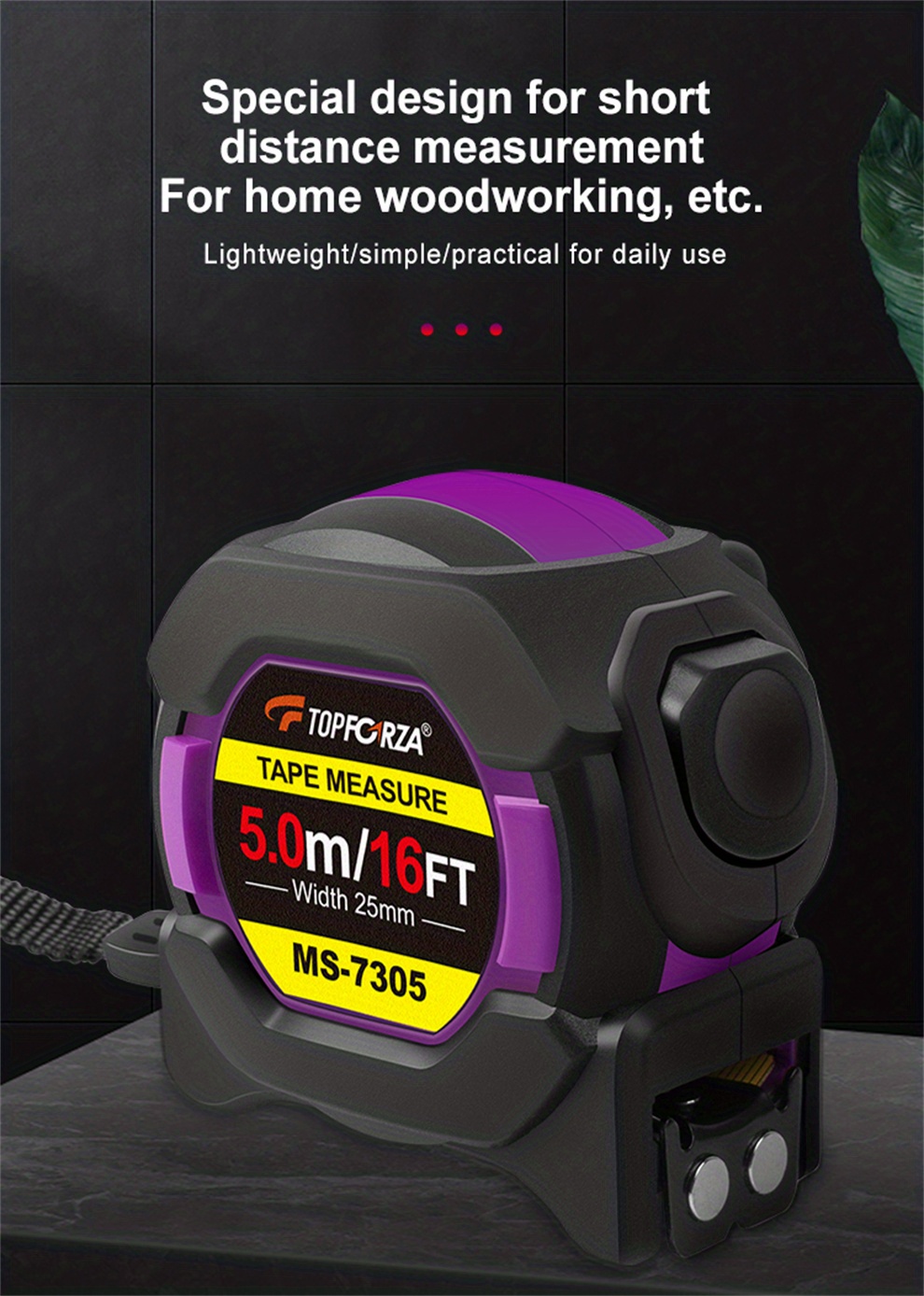 Tape Measure Self locking Acrylic Coated Steel Blade - Temu