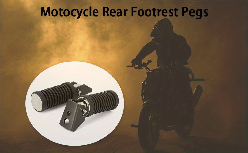 Motorcycle Foot Pegs Motorbike Footrest Pegs Baja Mini Bikes - Temu Norway
