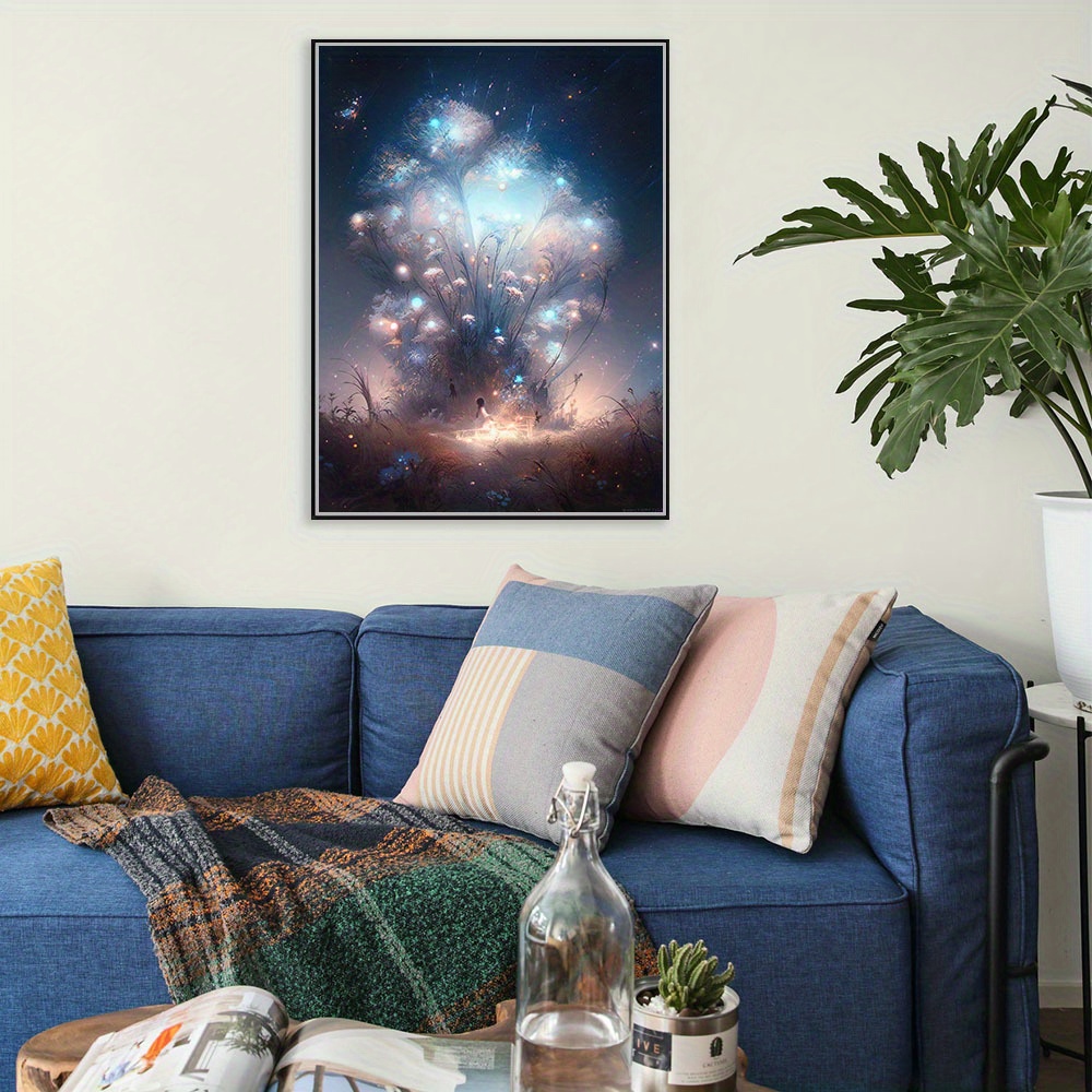 5d Diy Diamond Painting Frameless Flower Diamond Painting For Living ...