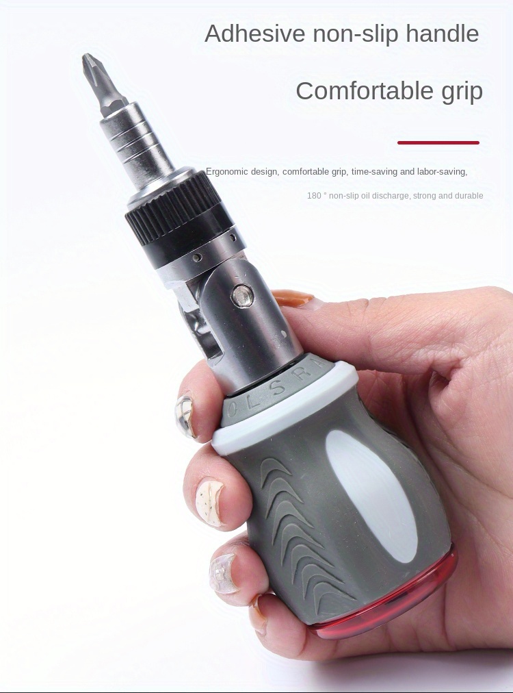 1 screwdriver 180 degree bendable screwdriver multi angle - Temu ...