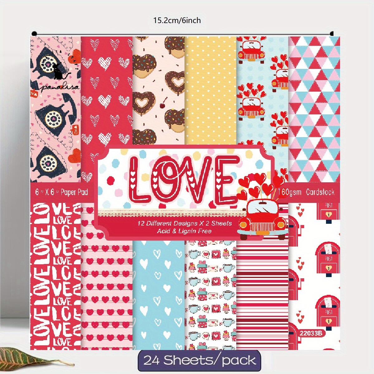 Create A Unique Diy Photo Album Love Theme Pattern Paper! - Temu New ...