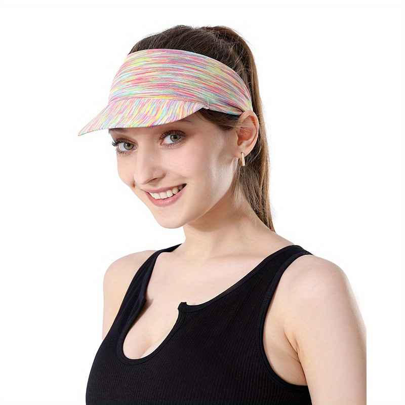 Fashion Lightweight Tie Dye Pattern Sun Visor Hat Women - Temu Netherlands