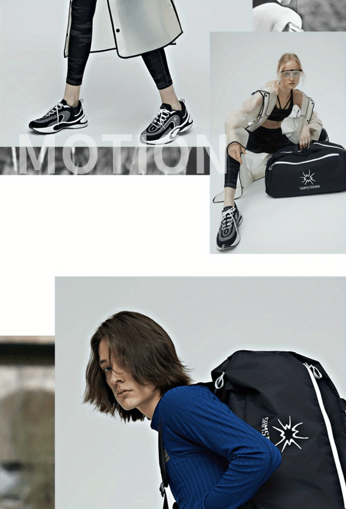 Samstrong 50l Waterproof Travel Backpack Fashion Large Luggage Bag ...