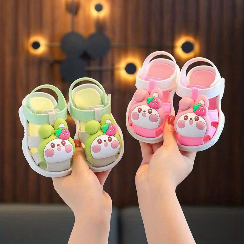 Cute Cartoon Breathable Soft Sole Sandals Girls Lightweight - Temu Norway