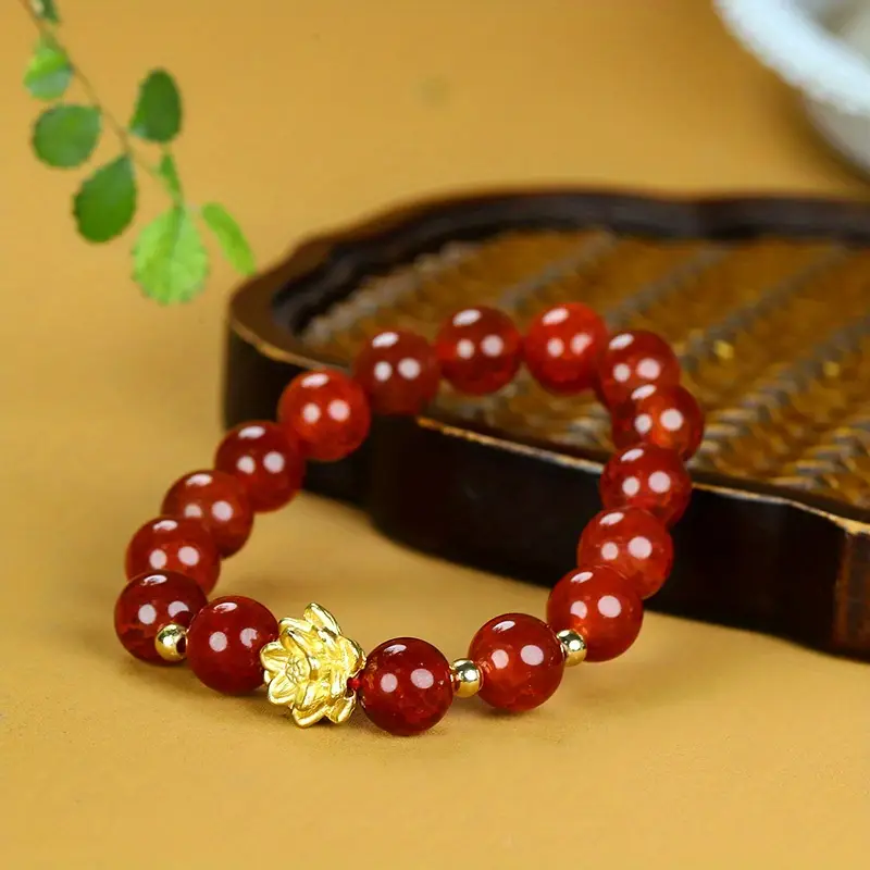 Trendy Classic Round Beads Decorative Bracelet Men T Temu Denmark