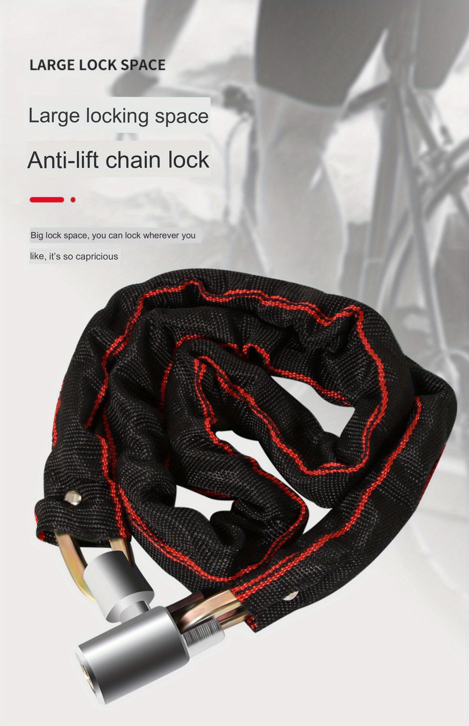 Bike Locks WEST BIKING Heavy-Duty Anti-Theft Bicycle Lock 4-Digit ...