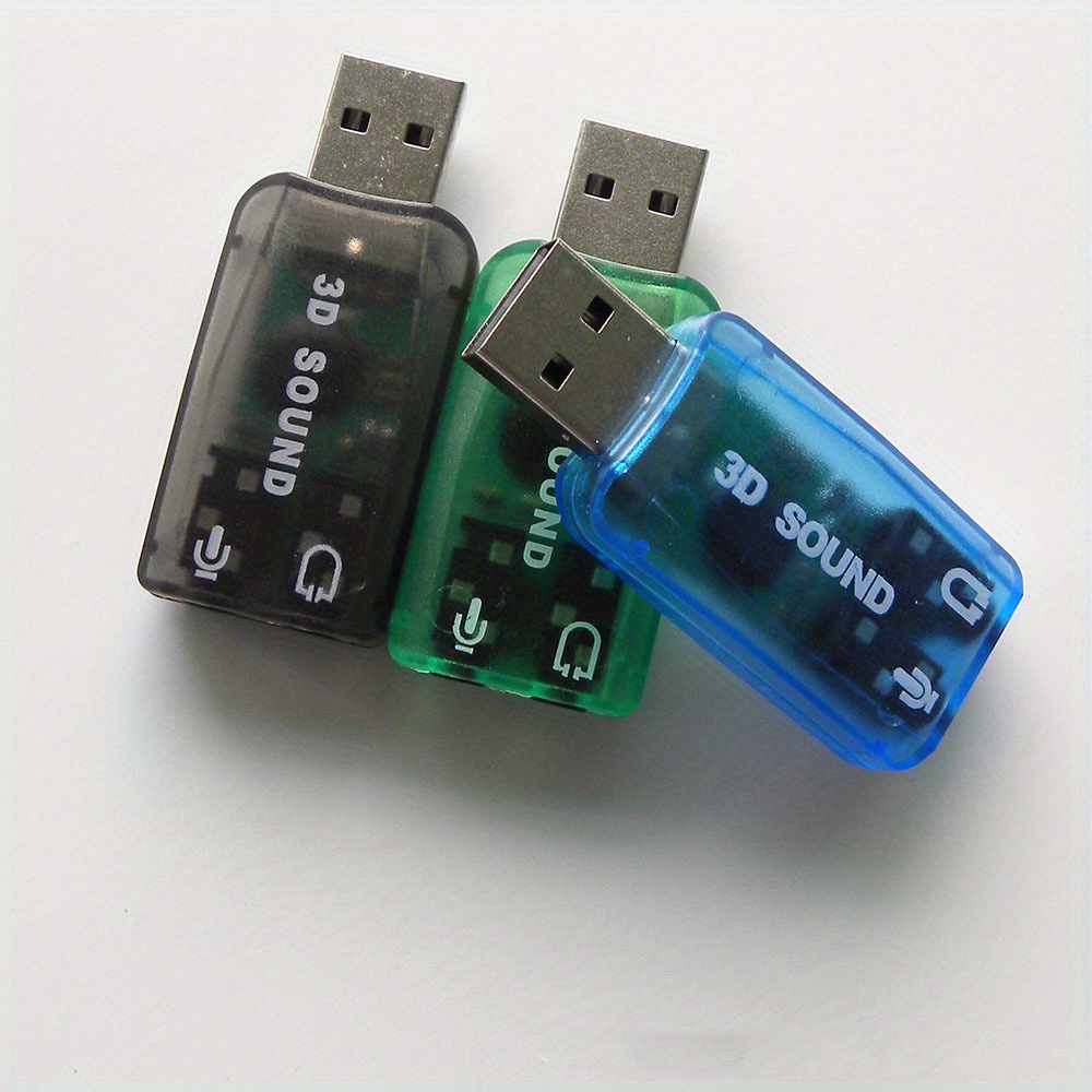 Blue Green Gray External Usb5.1 Channel Sound - Temu