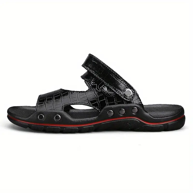 Mens Wear Resistant Non Slip Sandals Quick Drying Comfy Slides Beach
