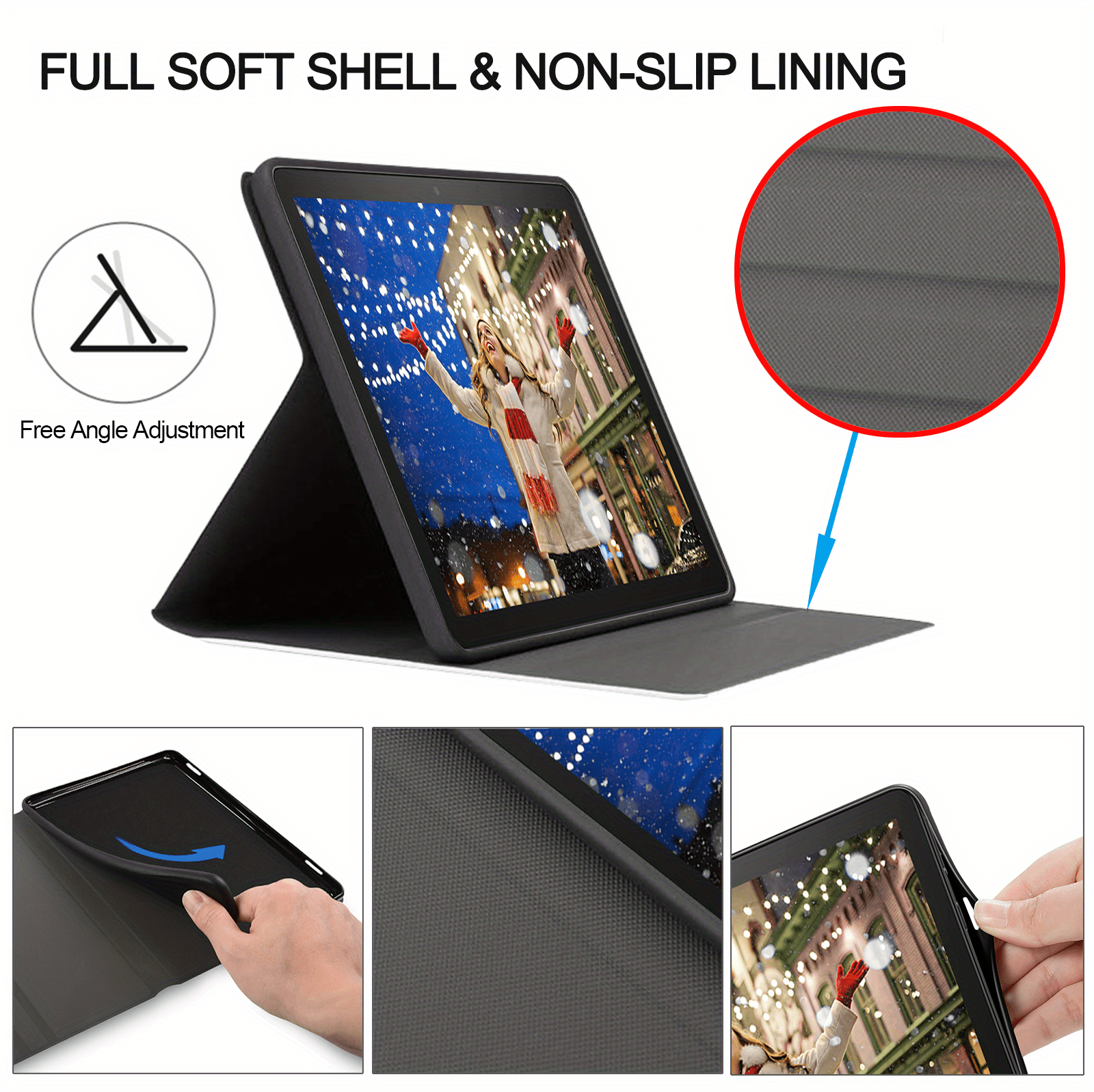 premium leather /8 plus tablet adjustable - Temu Australia