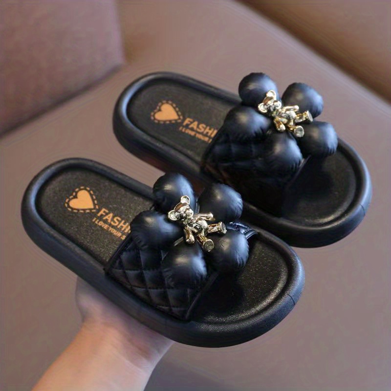 Trendy Cute Cartoon Slippers Girls Non Slip Lightweight Open - Temu United Kingdom