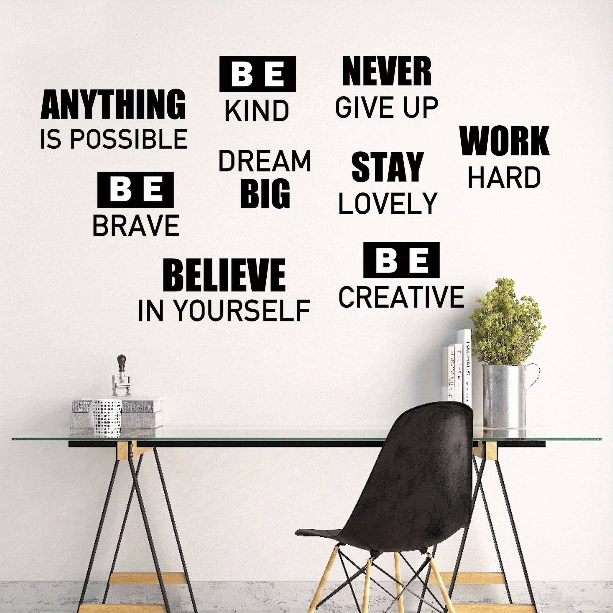 Inspirational Wall Decals Quotes Motivational Sayings Wall - Temu