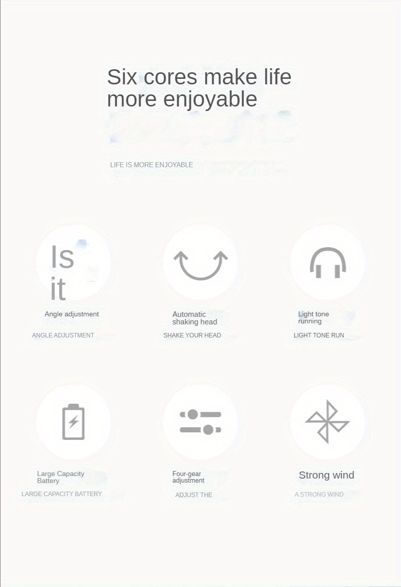 Oscillating Fan Table Fan Rechargeable - Temu Australia