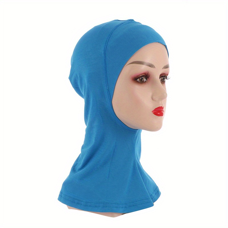 Solid Color Hijab Head Scarf Breathable Ramadan Head Wrap - Temu Australia