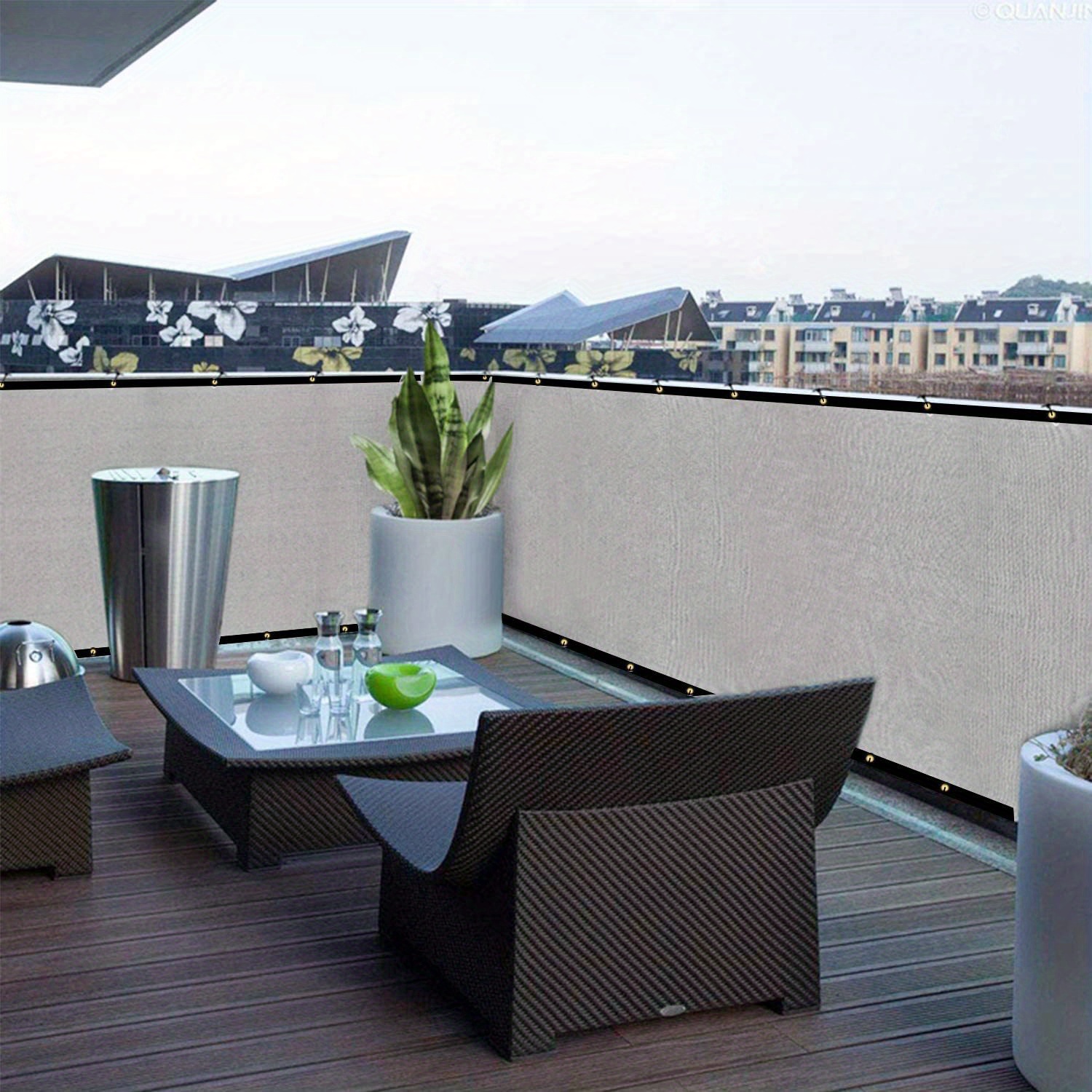 Enhance Privacy Stylish Balcony Privacy - Temu