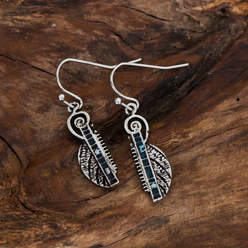 Vintage Bohemian Style Comb Tooth Shaped Dangle Earrings - Temu Australia