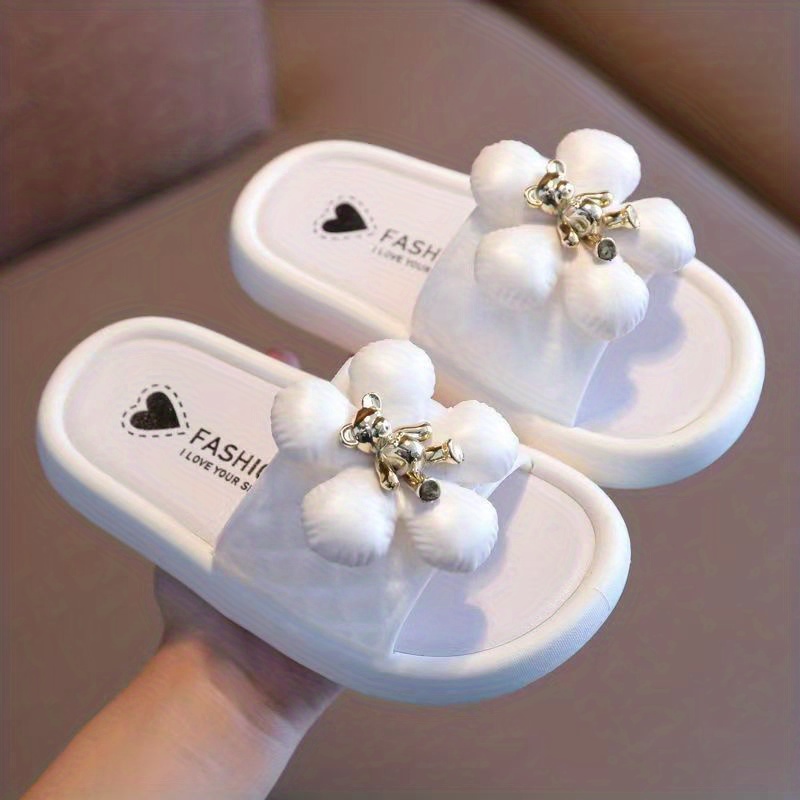 Trendy Cute Cartoon Slippers Girls Non Slip Lightweight Open - Temu United Kingdom