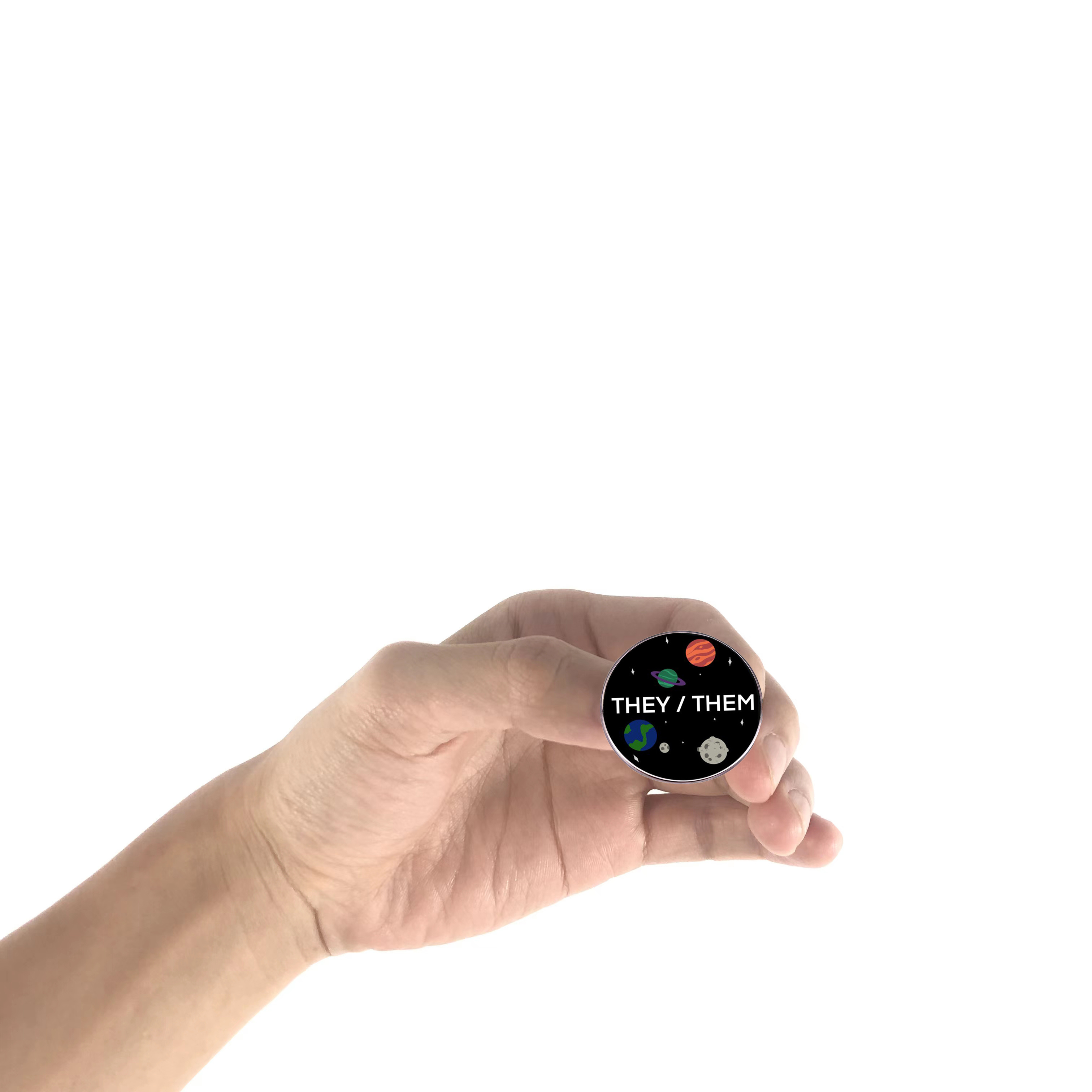 Lgbtq Pronouns Brooches Rainbow Flag Pins Clothes Pendant A - Temu ...