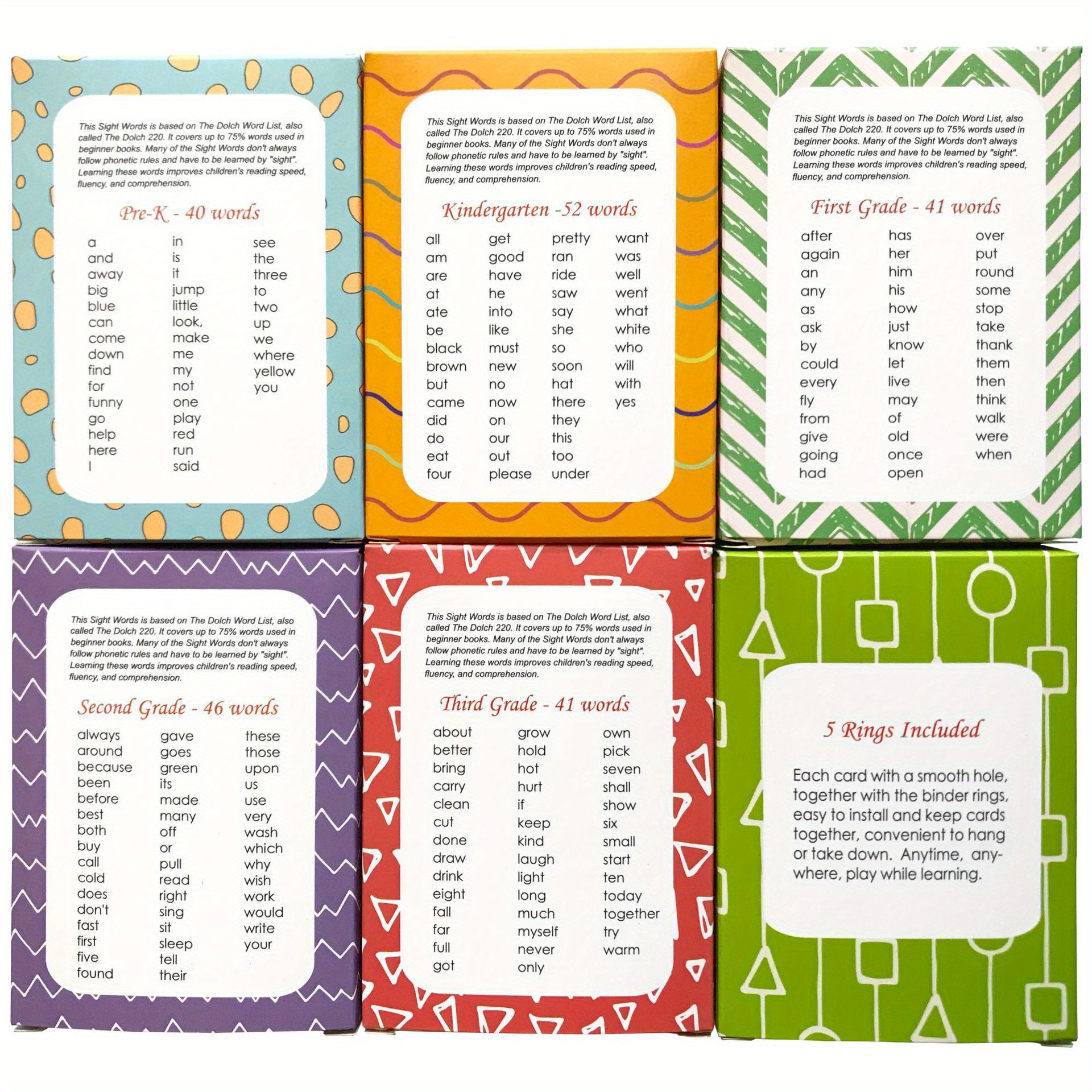 220 Flash Cards Children's Elementary - Temu New Zealand