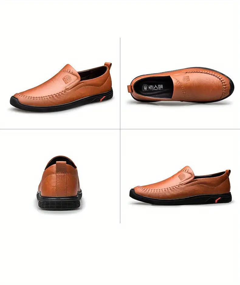 Laorentou Mens Comfortable Slip On Shoes Breathable Non Slip Casual