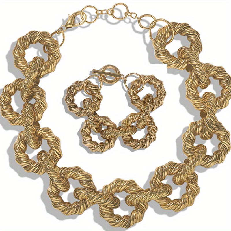 Exagerado Vintage Twist Thread Brushed Circle Ring Buckle - Temu Mexico