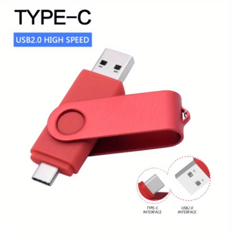 32gb Type in one Usb Flash Red 16gb 64gb 128gb - Temu Canada