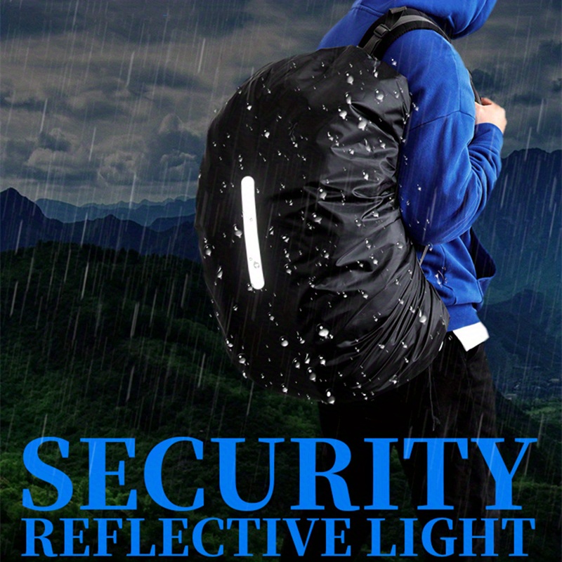 1pc waterproof reflective backpack rain cover for outdoor camping ...