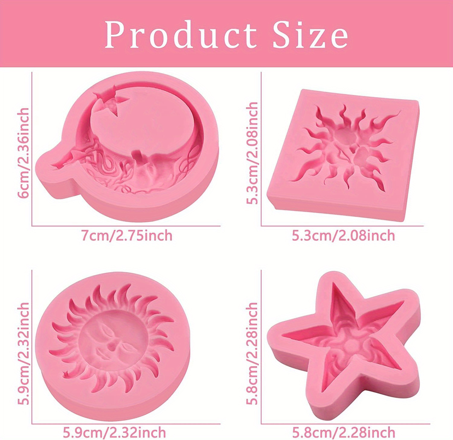 Greek Mythology Chocolate Mold 3d Silicone Mold God Sun Moon - Temu ...