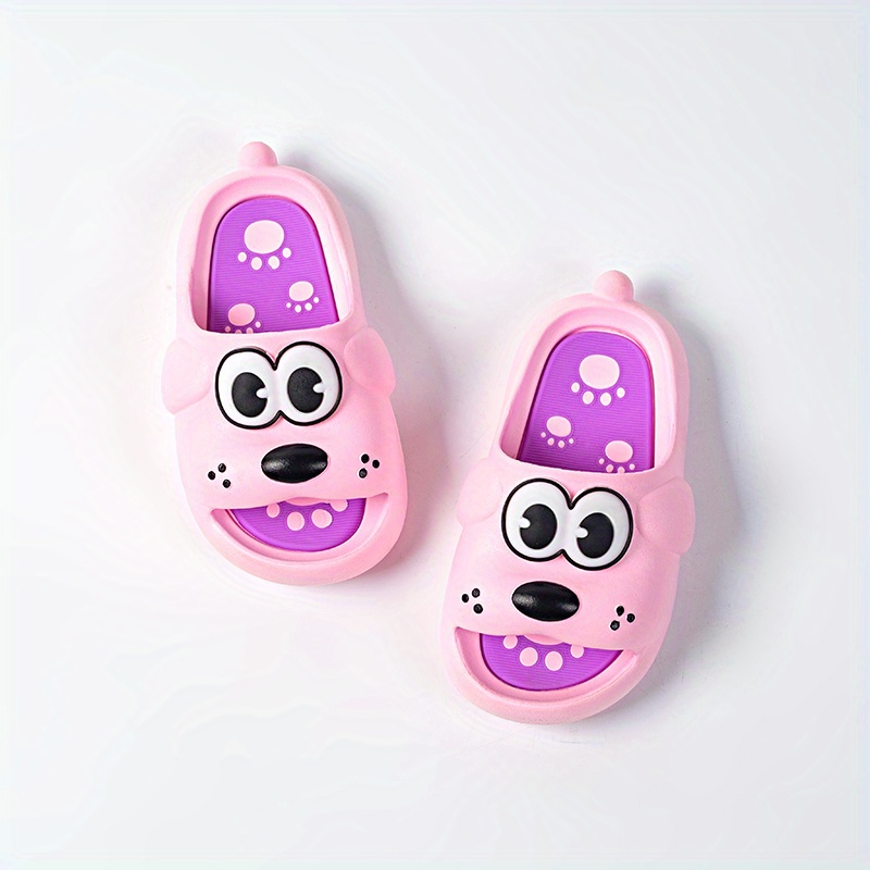 Toddler Girls Cute Cartoon Dog Design Open Toe Slip Platform - Temu United Kingdom
