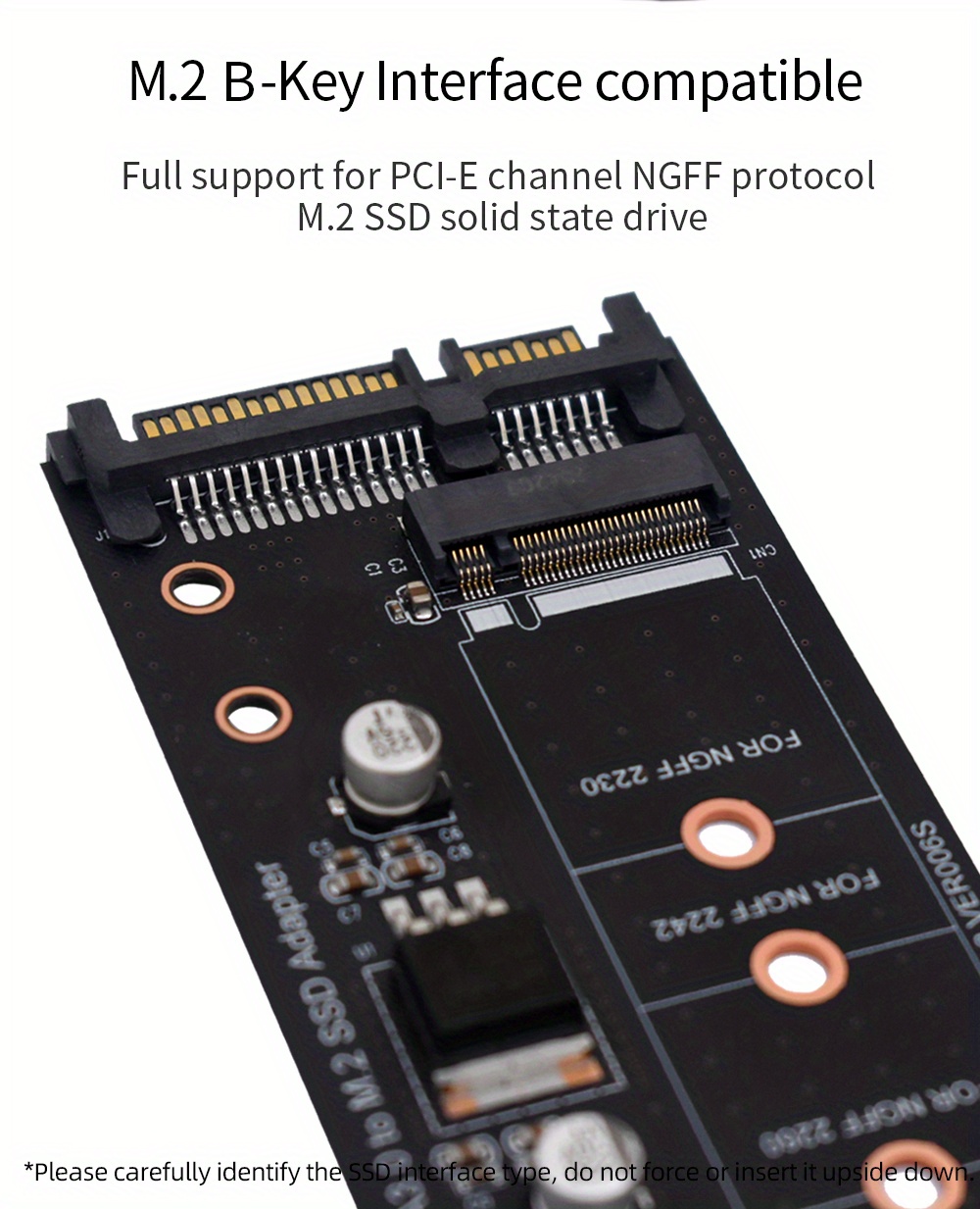 M2 Sata Adapter M.2 Ssd Adapter Single Port - Temu