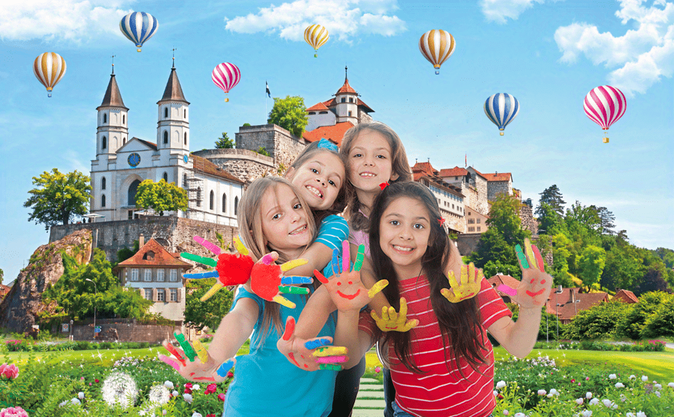 Castle Photography Backdrop Fairy Tale Princess - Temu