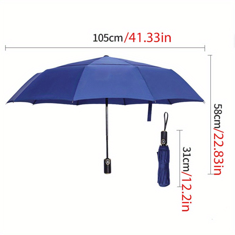 Double Layer Fully Automatic Umbrella Business Three Fold 10 - Temu ...