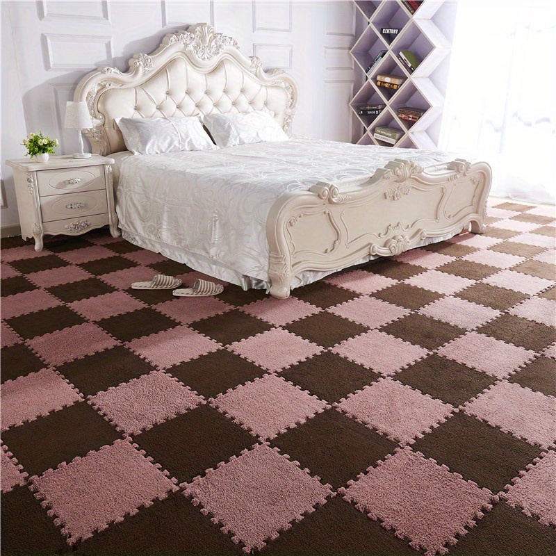 Interlocking Carpet Foam Mats Fluffy Area - Temu United