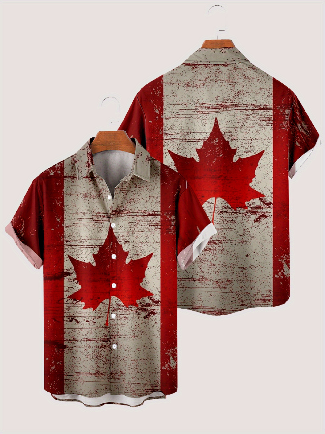Vintage 3d Digital Mapel Leaf Canadian Flag Impresión - Temu Mexico