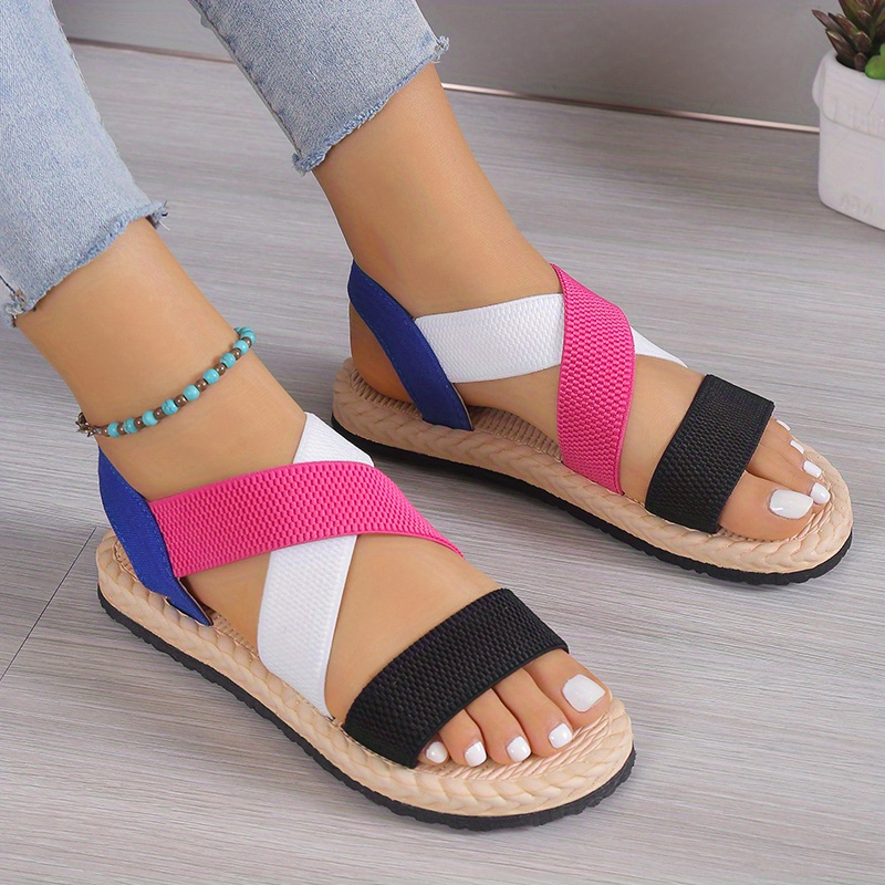Women's Cross Straps Sandals Slip Slingback - Temu United