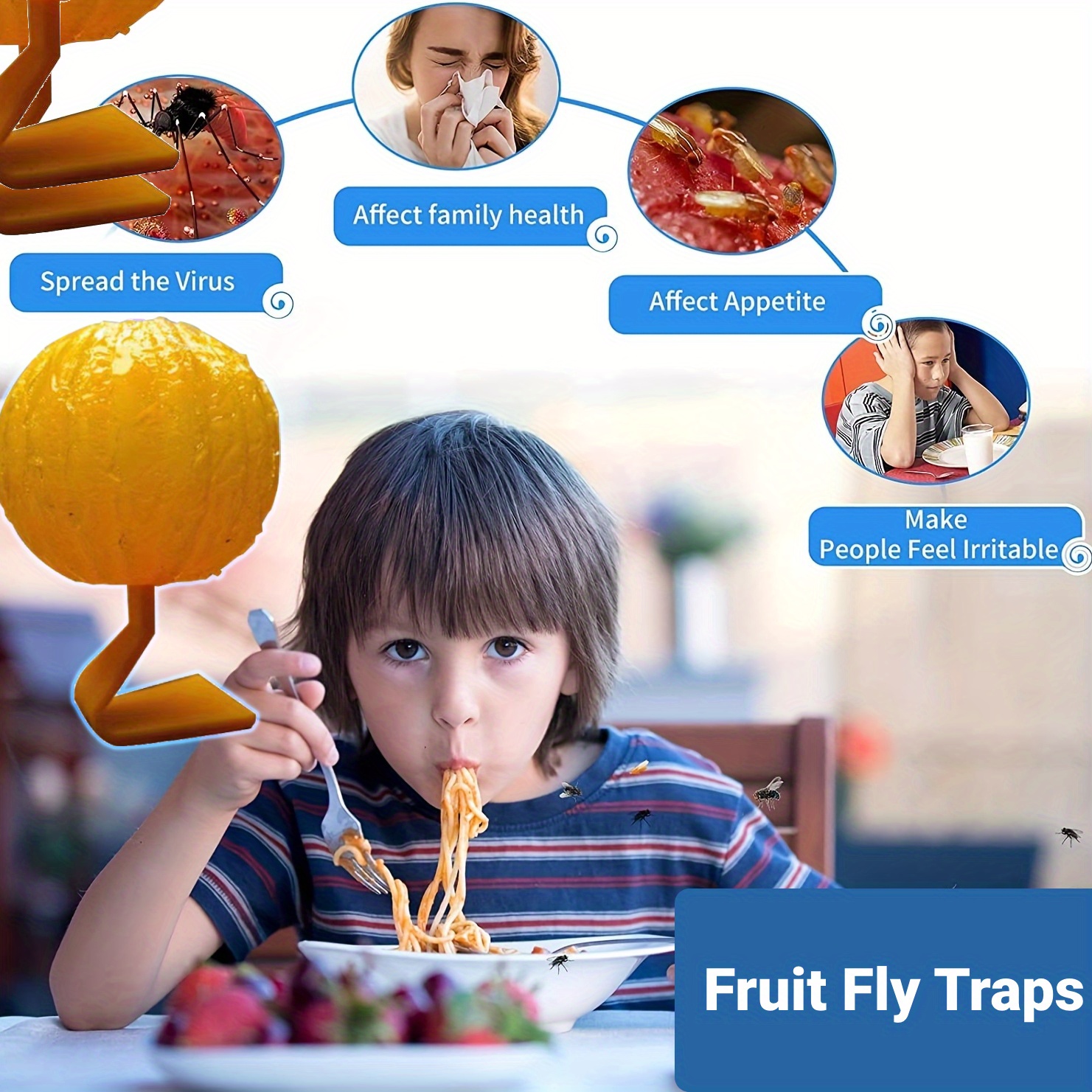 cute pumpkin shaped fly traps small flying insect traps - Temu Australia