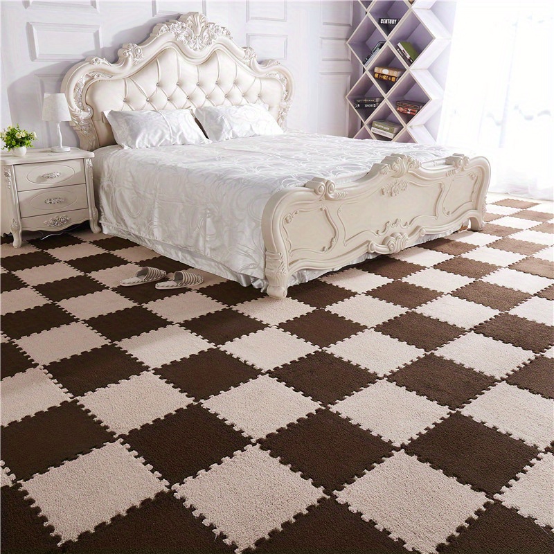 Interlocking Carpet Foam Mats Fluffy Area - Temu United