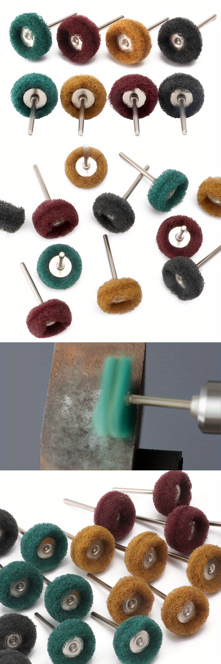 Mini Scouring Pad Wheel Nylon Fiber Grinding Head Polishing - Temu Canada