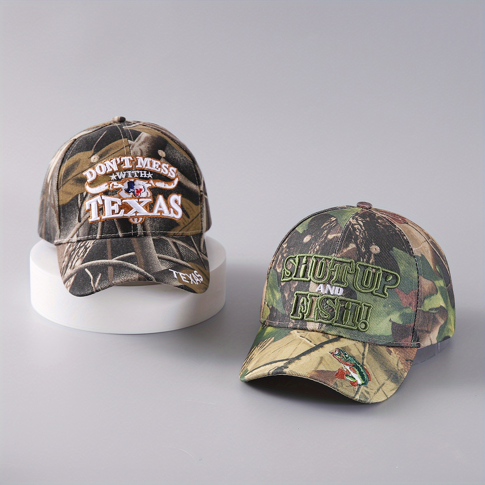 New Camouflage Skull Heavy Duty Embroidery Letter Animal Cool Baseball ...