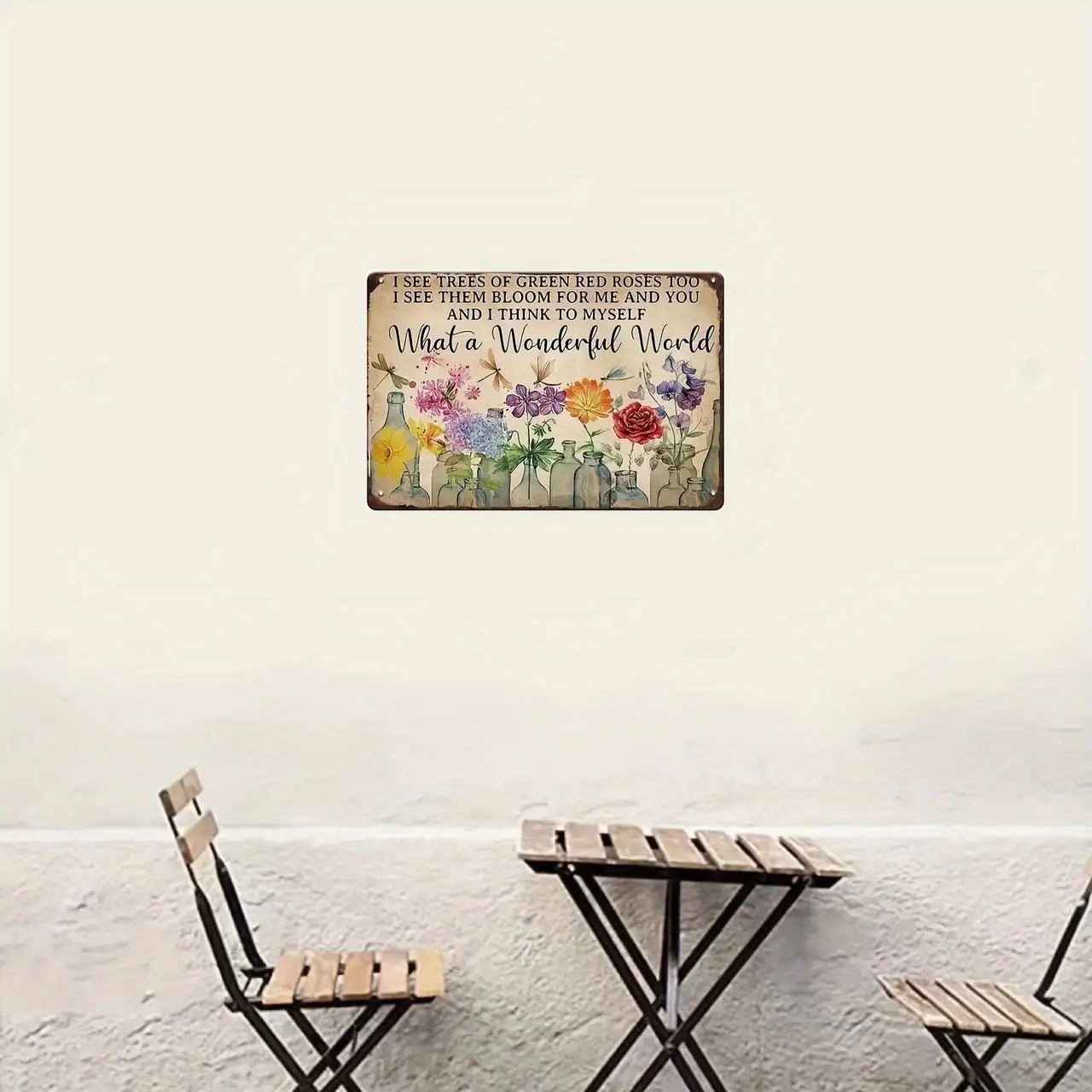 Dragonfly Retro Metal Vintanemetal Tin Sign Poster Room - Temu United ...