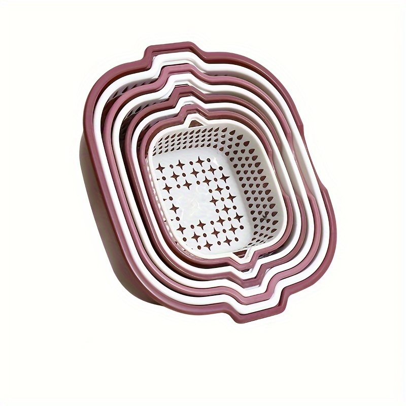 Drain Colander Set Food Grade Pet Materials 2 in 1 - Temu Ireland