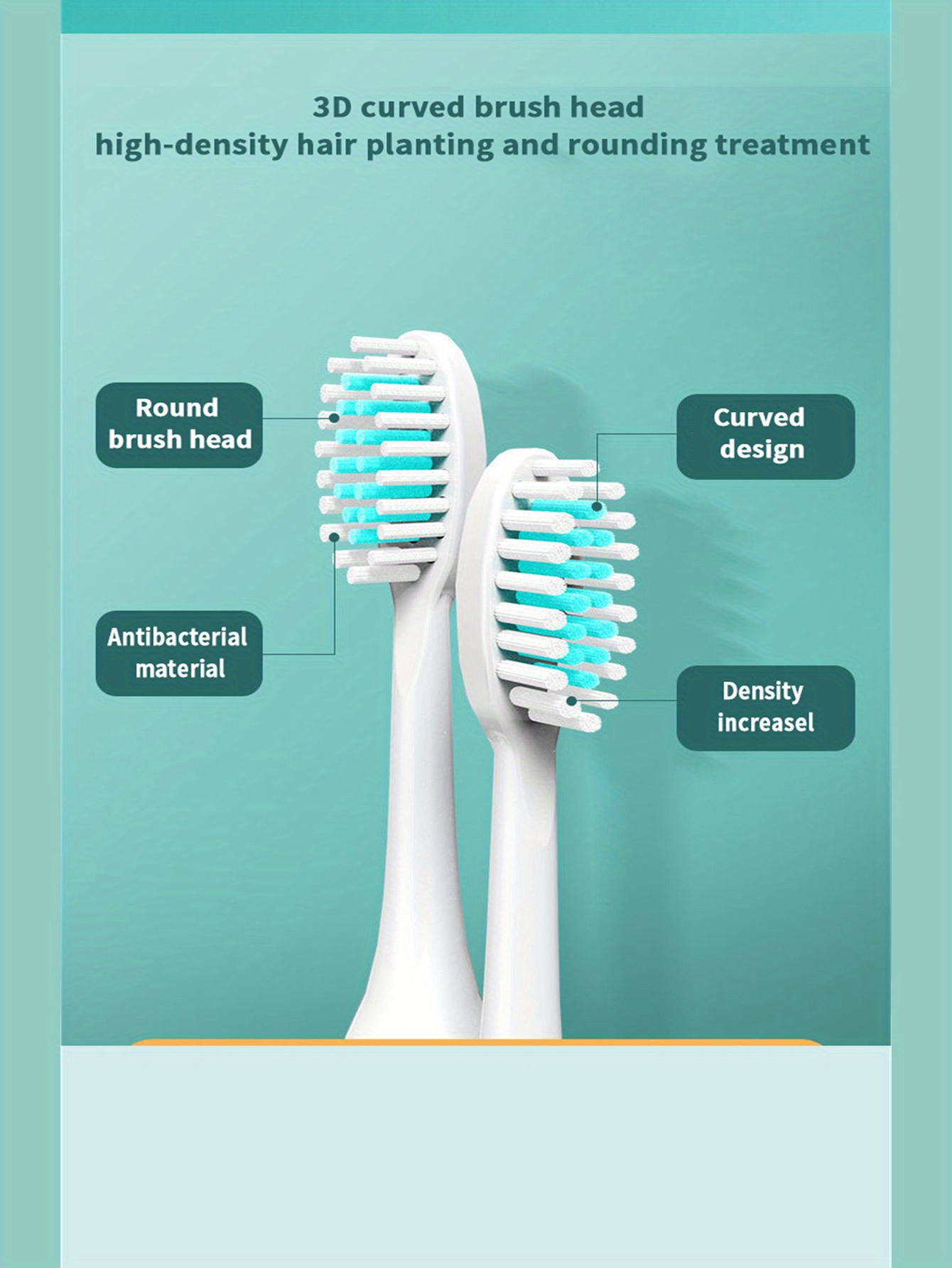 Blue Electric Toothbrush 8 Replaceable Brush Heads Soft - Temu United ...