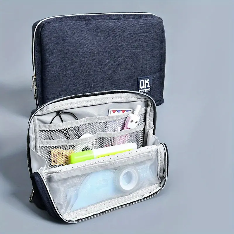 Durable Pencil Pen Case Large Storage Multi Compartments - Temu United ... Durable Pencil Pen Case Large Storage Multi Compartments - Temu United ...